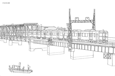Hanshin Railways ชวนระบายสีคลายเหงาขณะอยู่บ้าน ด้วยภาพระบายสีโอซาก้า