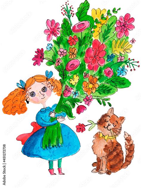 Free Clip Art Flower Girl At Robert Pridgen Blog