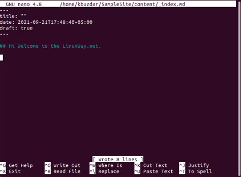 How To Install And Use Hugo Static Website Generator On Ubuntu LinuxWays