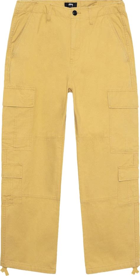 Buy Stussy Ripstop Surplus Cargo Sulphur 116586 Sulp Goat