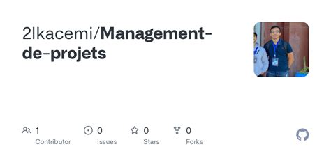 Github Lkacemi Management De Projets