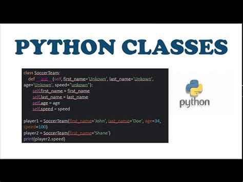 Python Classes and Objects - YouTube
