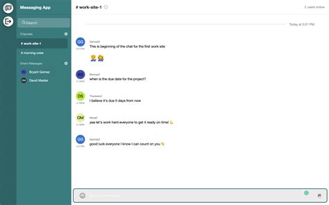 GitHub Garcia116 Messaging App