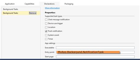 Xamarinforms Xamarin Forms Win Phone 81 Background Tasks For Push