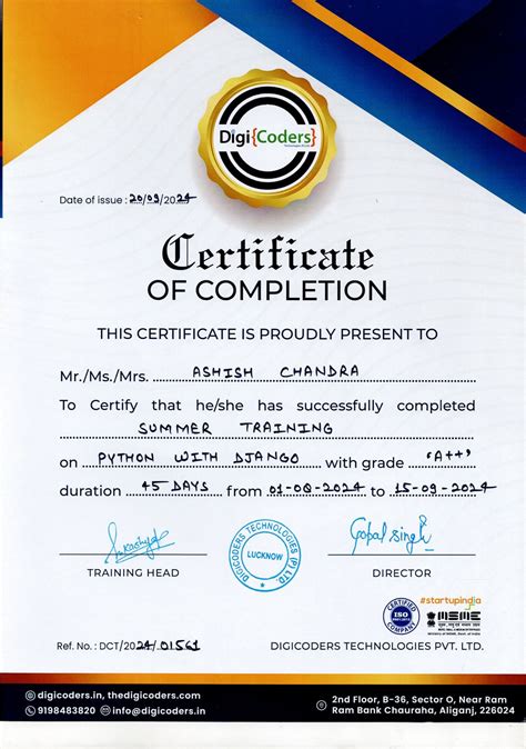 Python Django Webdevelopment Industrialtraining Careergrowth