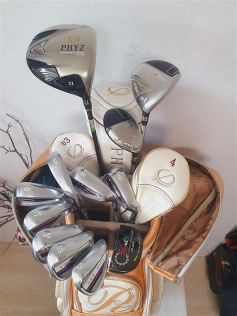 특a급 여자골프채풀세트 브리지스톤 바퀴형골프백 세컨웨어