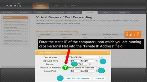 How To Portforward On A Arris Router Jufalas