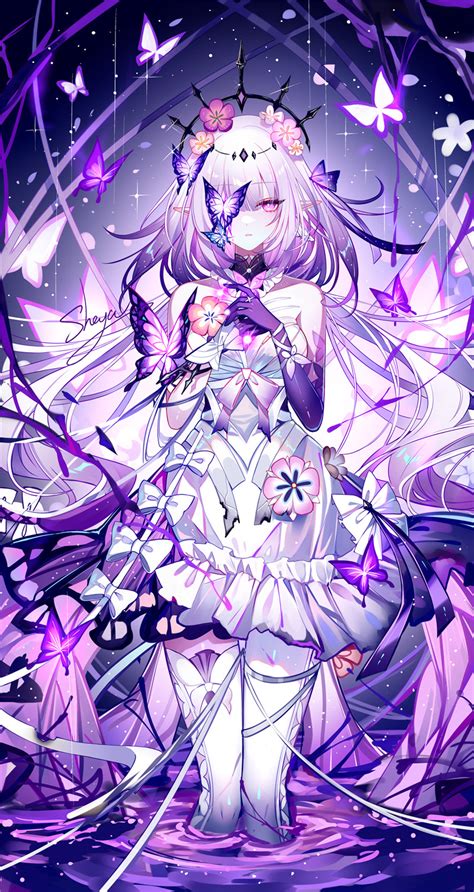 崩坏星穹铁道角色遐蝶官方立绘壁纸高清插画原画图片素材美术资料 森鹿语 二次元美图写真免费游戏插画资源下载