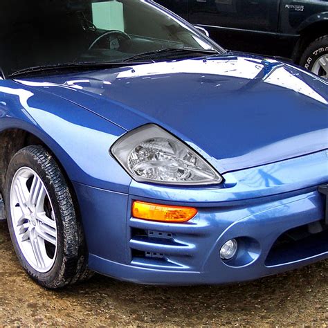 Spec D Oem Replacement Headlights Mitsubishi Eclipse 00 05 Matte Bla