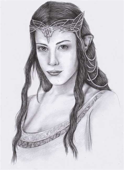 Liv Tyler Arwen From Lord Of The Rings By Ilikeyourdad On Deviantart