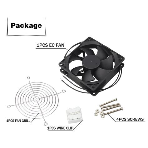 YOUNUON EC BRUSHLESS FAN 120 мм 7 лопастей 220V | AliExpress