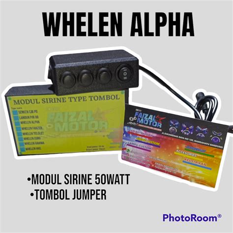 MODUL SIRINE PATWAL WHELEN ALPHA SIRINE POLISI KLAKSON TOA Lazada Indonesia