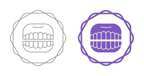 Denture Vector Icon 23984518 Vector Art At Vecteezy