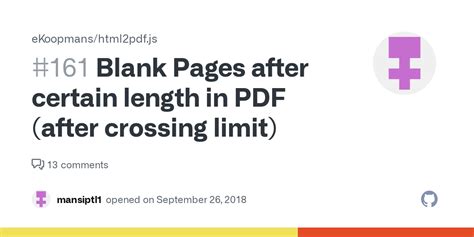 Blank Pages After Certain Length In PDF After Crossing Limit Issue EKoopmans Html Pdf