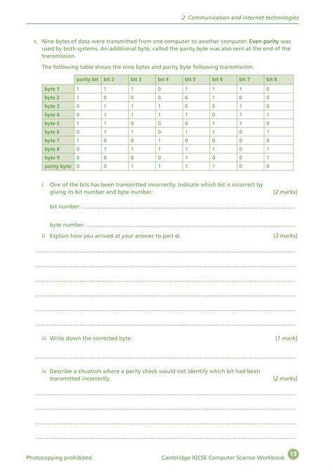 Cambridge Igcse Computer Science Workbook Pdf