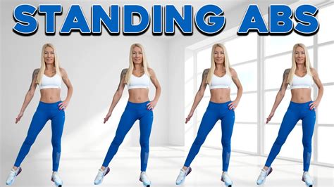 Standing Abs Workout MINUTE FAT BURN No Equipment YouTube