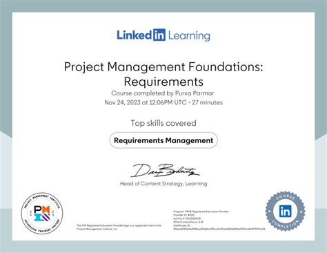 Purva Parmar On Linkedin Certificate Of Completion