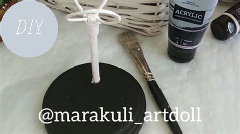 Diy ОФОРМЛЕНИЕ ПОДСТАВКИ ДЛЯ КУКЛЫ ТЕХНИКА КРАКЛЕ Youtube