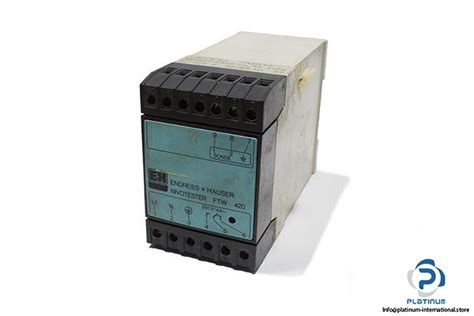 Endress Hauser Ftw 420 220 Vac Conductive Limit Detection Platinum