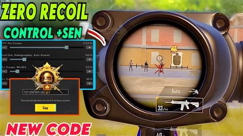 New Update Best Sensitivity Code Control Settings Pubg Mobile Bgmi Sensitivity Settings
