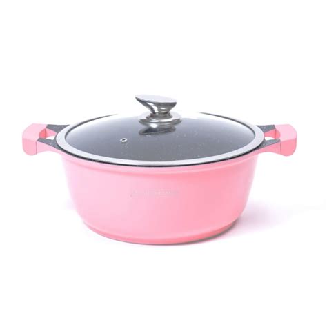 Комплект тенджери и тигани с капак Royalty Line Мрамор 6 части