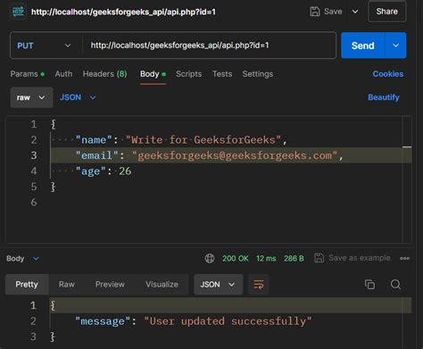 Building A Rest Api With Php And Mysql Geeksforgeeks