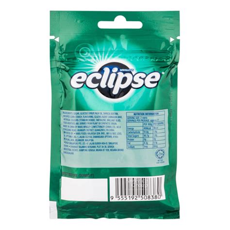 Wrigleys Eclipse Chewy Mints Candy Spearmint 45g Eezee