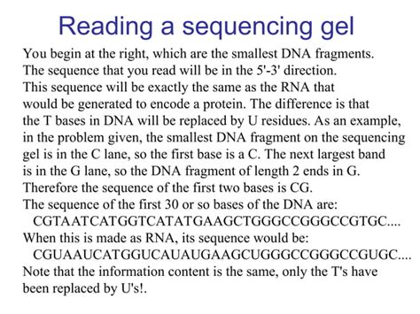 DNA Sequencing Ppt PPT