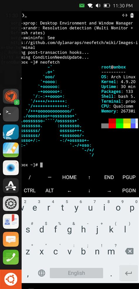 Arch Running On Waydroid Running On Ubuntu Touch On Poco F1 R Linuxmasterrace