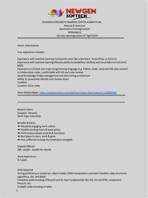 Freshers Jobs 01 Apr 2024 Pdf Computer Programming Software
