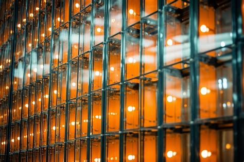 Premium Photo Abstract Shot Emphasizing The Texture Of Server Room