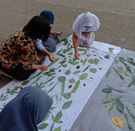 Ecoprint Batik Ramah Lingkungan Produksi Dpb Smk Binusa Smk Bina