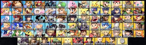 Mario Smash Bros Characters