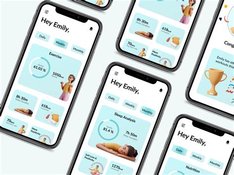 wellness tracker a ui ux design for a health and wellness app figma