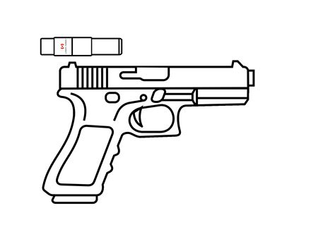 Bullets Firing Drawing
