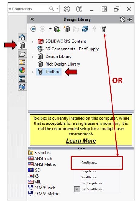 How To Add Custom Parts To SOLIDWORKS Toolbox
