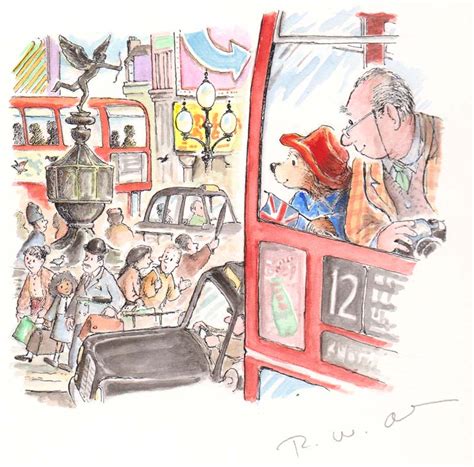Original Paddington Illustrations By Rw Alley R Michelson