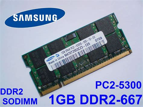 1GB DDR2 667 PC2 5300 SO DIMM 200 Pin NOTEBOOK LAPTOP SODIMM RAM SPEICHER