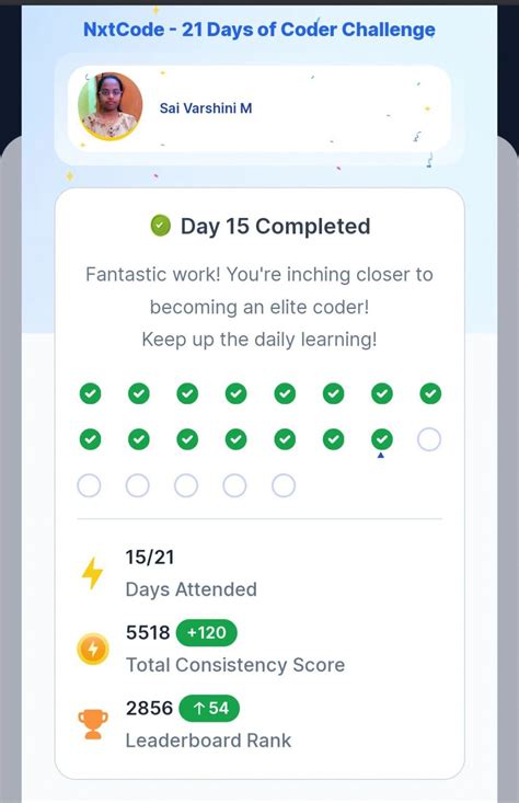 m sai varshini on linkedin day15 nxtcode nxtcodechallenge nxtwave