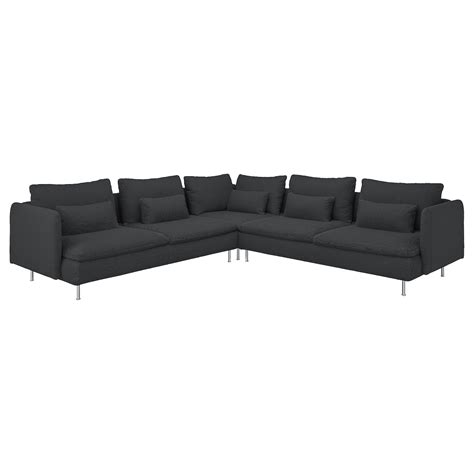 SÖderhamn Sofá De Esquina 6 Fridtuna Gris Oscuro Ikea Colombia