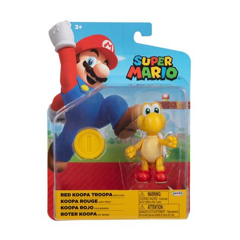 Super Mario Boneco 40 Polegadas Colecionável Red Koopa Tropa