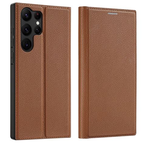 Samsung Galaxy S23 Ultra Case With Card Holder Brown Spares Se