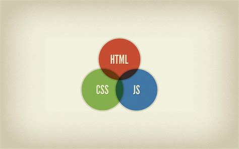 Download Web Development Core Technologies Venn Diagram Wallpaper