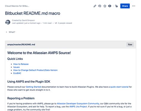 Macros For Bitbucket In Confluence