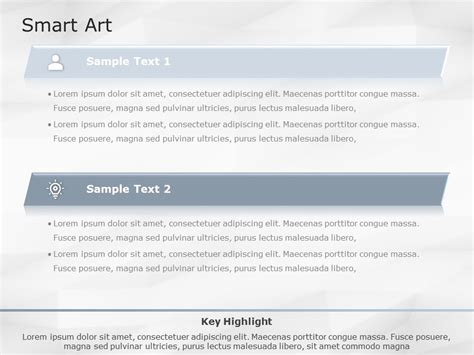 smartart list vertical textbox 2 steps powerpoint template powerpoint