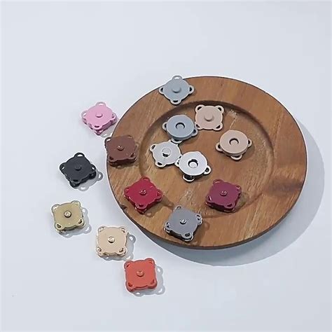 5pairs 14mm Colorful Plum Magnet Buckles Dark Sewing Supplies Automatic