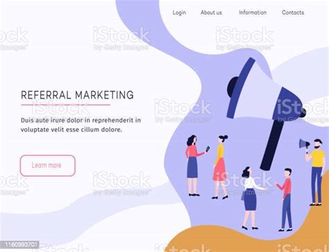 메가폰과 사람들 평면 만화 벡터와 추천 마케팅 웹 템플릿 그래픽 사용자 인터페이스에 대한 스톡 벡터 아트 및 기타 이미지 그래픽 사용자 인터페이스 금융 기민 Istock