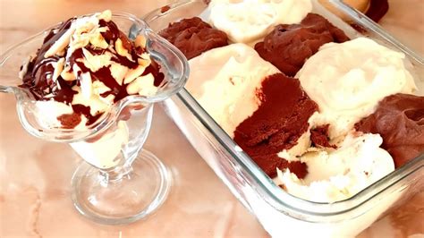 Вкусен домашен сладолед с ванилия и какао Лесна рецепта за вкусен