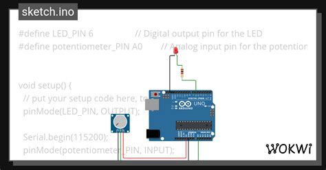 LED Dimmer Wokwi ESP STM Arduino Simulator