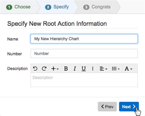 Create Hierarchy Chart Ponasa